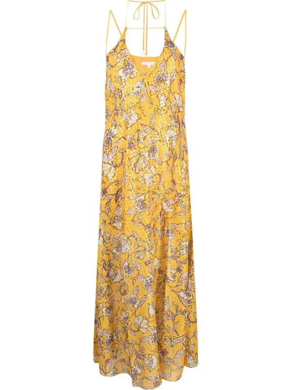 Patrizia Pepe Floral-print Silk Blend Midi Dress