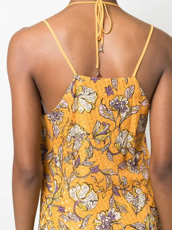 Patrizia Pepe Floral-print Silk Blend Midi Dress