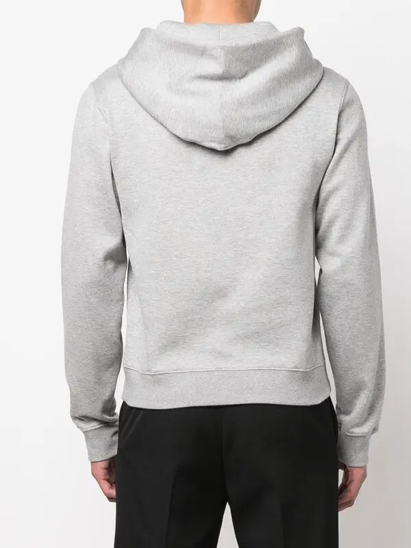 Valentino Garavani Embroidered Logo Hoodie - Grey