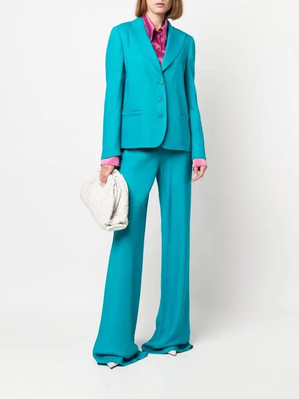 Alberta Ferretti High-rise Flared Trousers