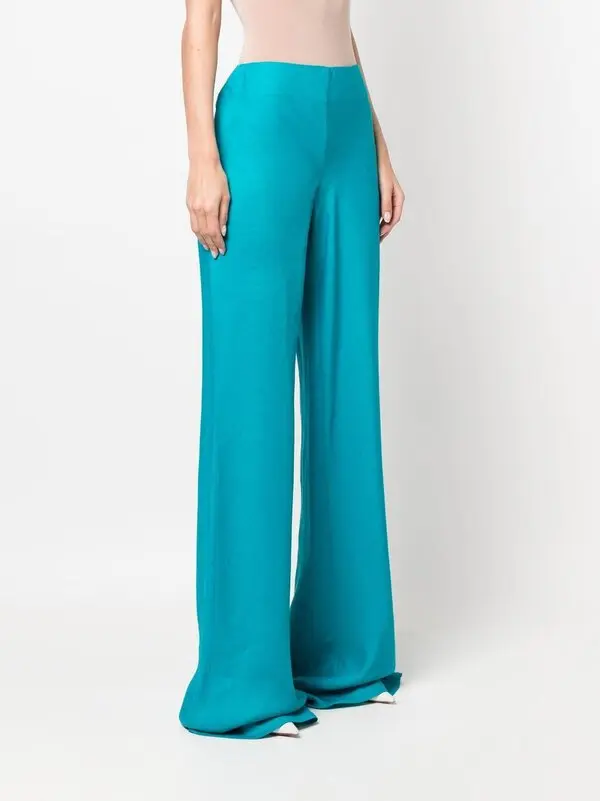 Alberta Ferretti High-rise Flared Trousers