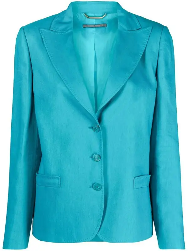Alberta Ferretti Single-breasted Tailored Blazer