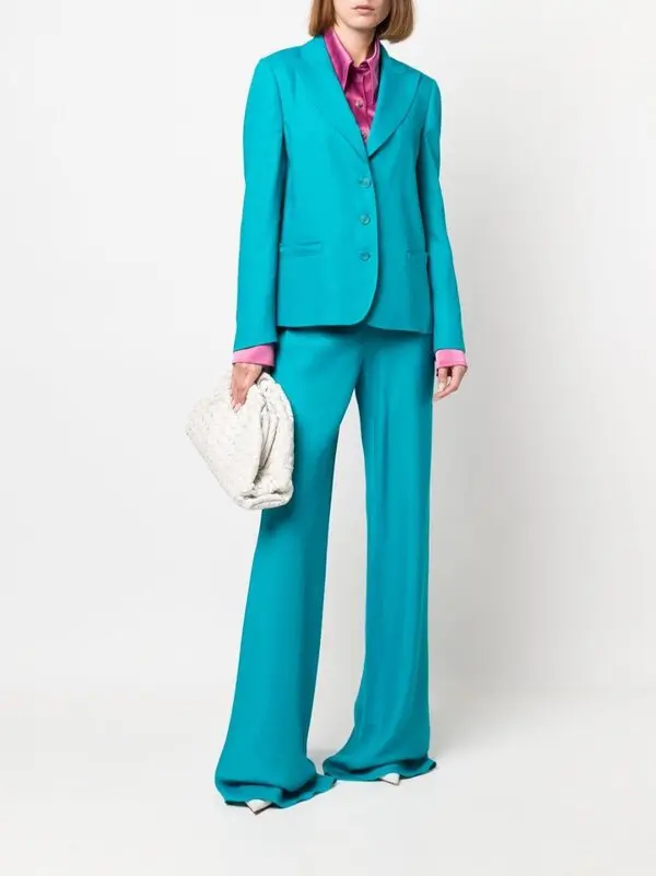 Alberta Ferretti Single-breasted Tailored Blazer