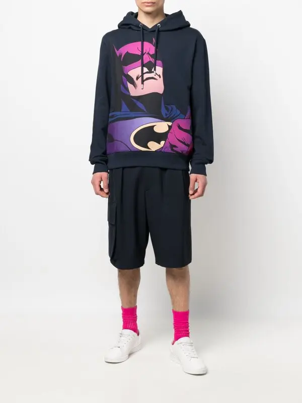 LANVIN Batman-print Cotton Hoodie