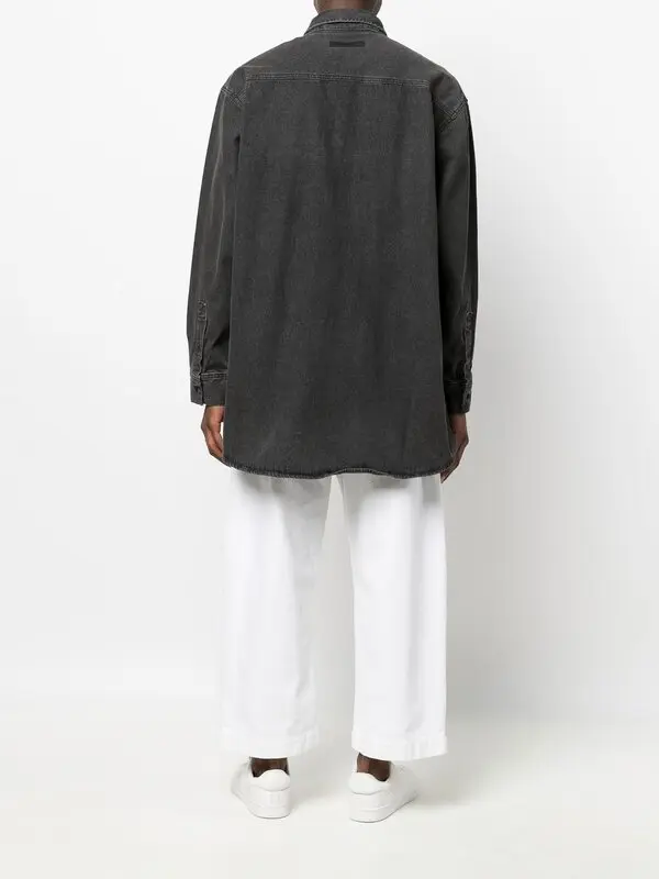 Fear Of God Oversized-cut Denim Shirt - Black