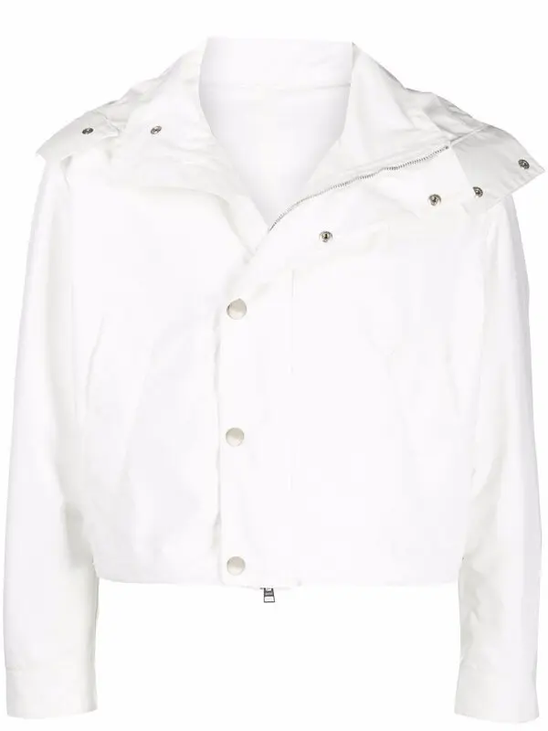 AMI Paris Cropped Waterproof Jacket