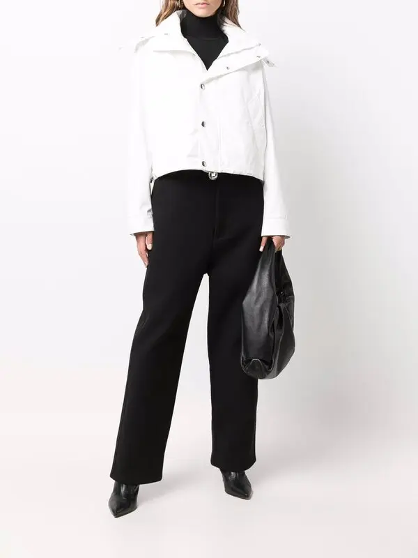 AMI Paris Cropped Waterproof Jacket
