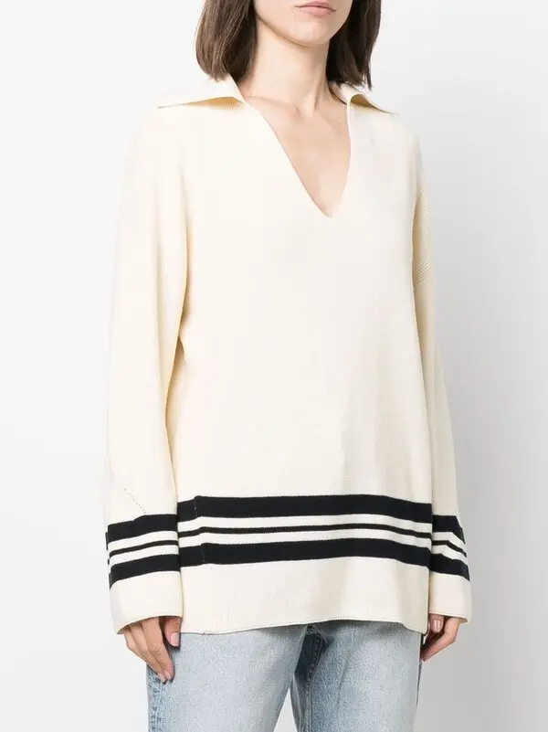 Rag & Bone Stripe-trim Oversized Jumper