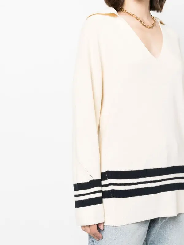 Rag & Bone Stripe-trim Oversized Jumper