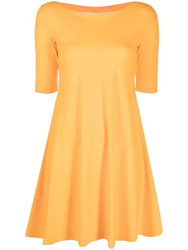 Patrizia Pepe Boat-neck A-line Mini Dress