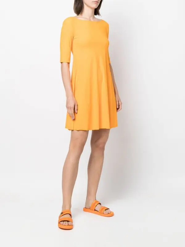 Patrizia Pepe Boat-neck A-line Mini Dress