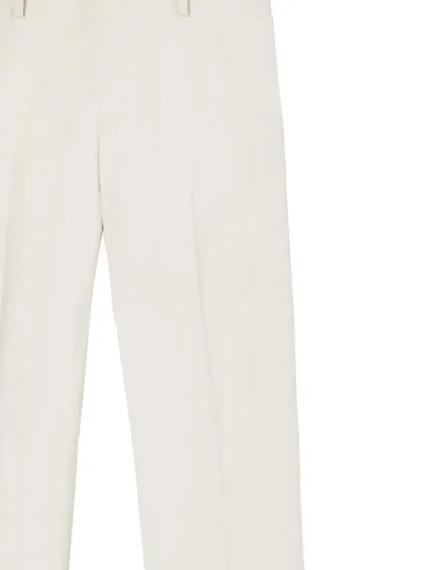Off-White Straight-leg Tailored Trousers - White