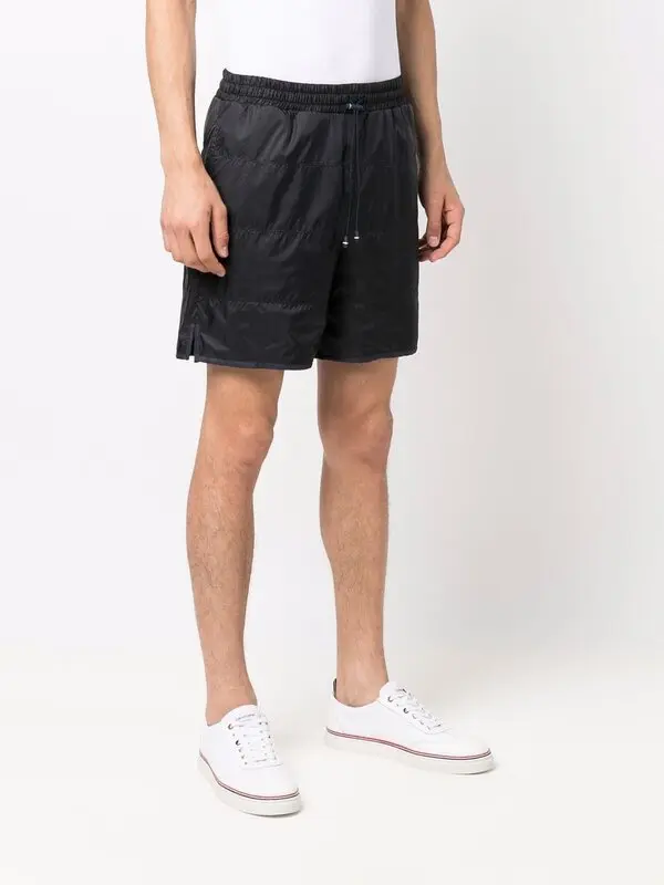 Thom Browne Ripstop Track Shorts - Black