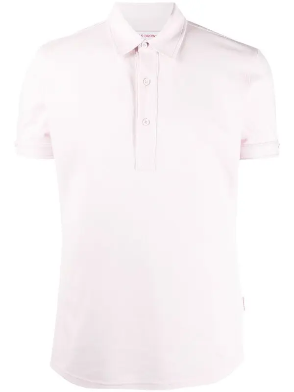 Orlebar Brown Sebastian Piqué Polo Shirt - Pink