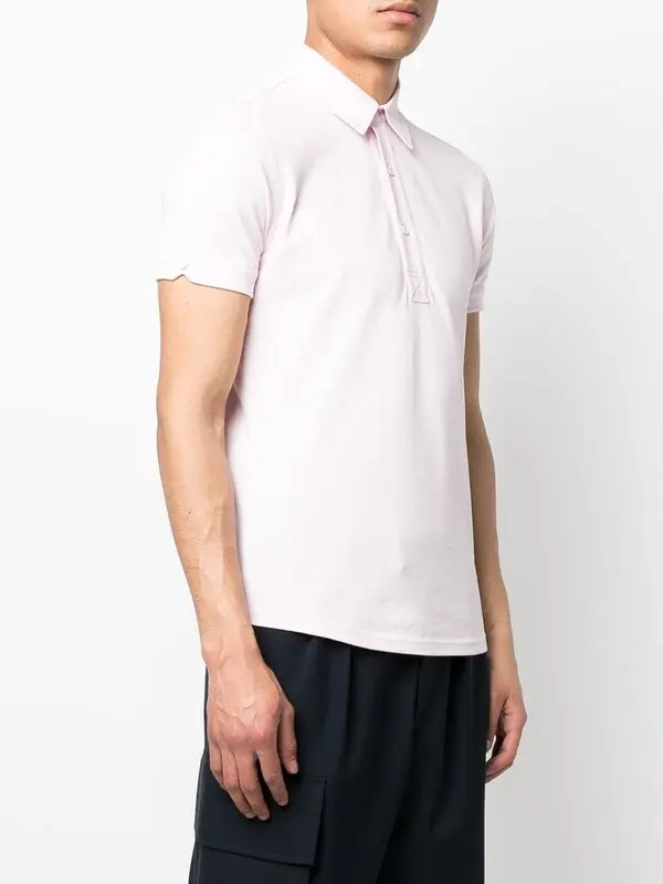 Orlebar Brown Sebastian Piqué Polo Shirt - Pink