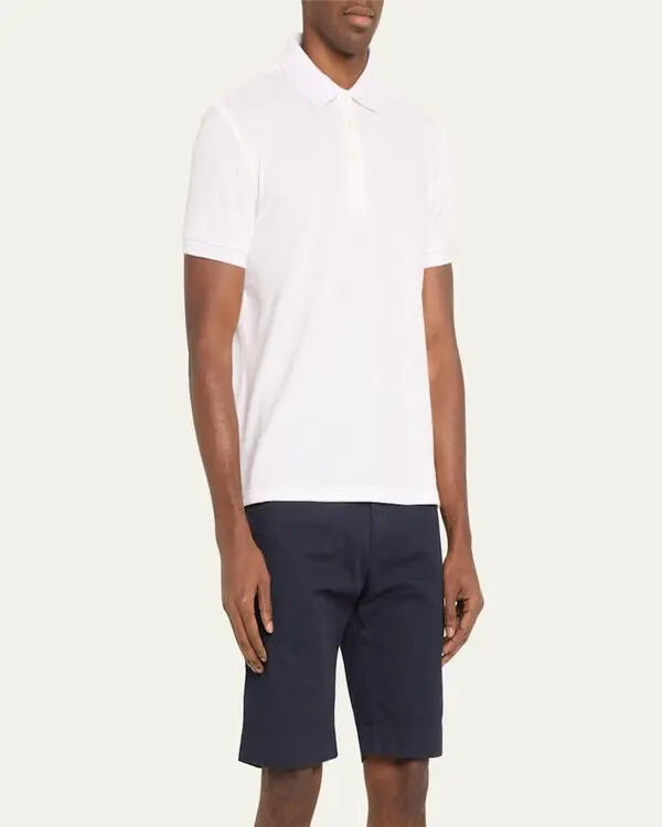 Vilebrequin Solid Terry Polo Shirt