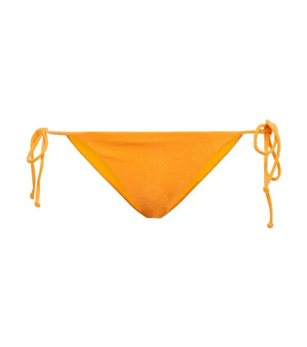 Jade Swim Ties Bikini Bottoms - Orange