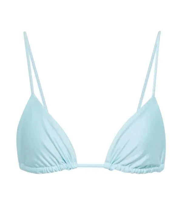 Jade Swim Via Triangle Bikini Top - Blue