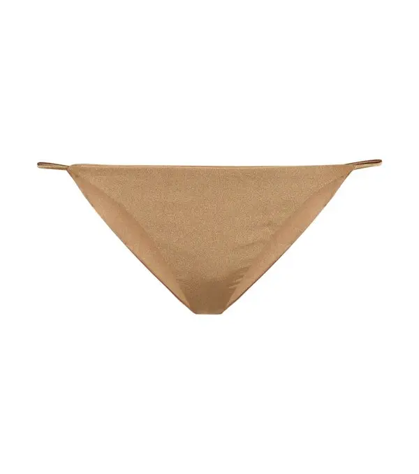 Jade Swim Bare Minimum Bikini Bottoms - Beige