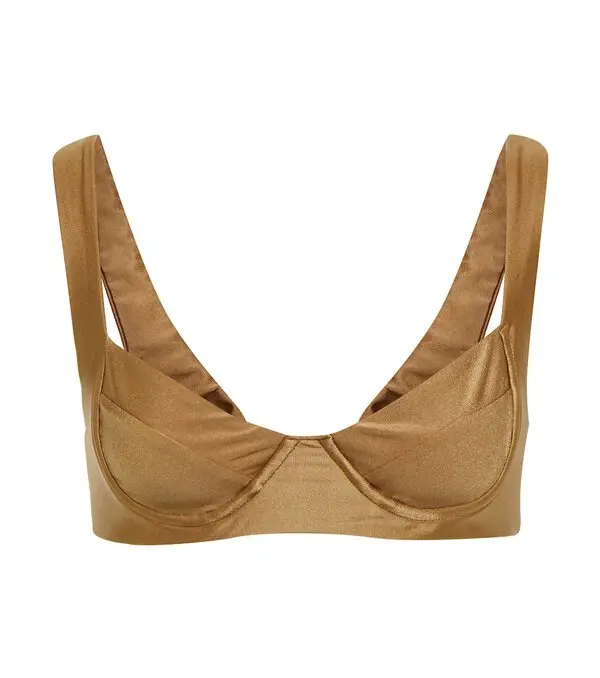 Jade Swim Caro Bikini Top - Beige
