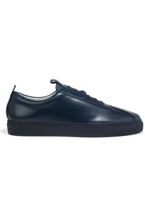 Grenson Canvas And Leather Sneakers