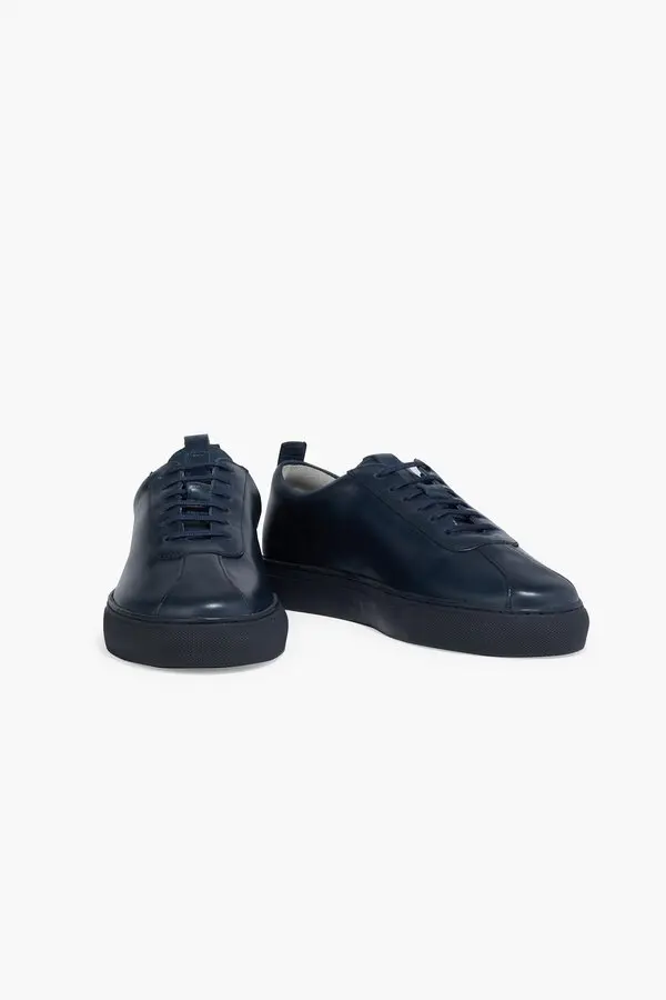 Grenson Canvas And Leather Sneakers