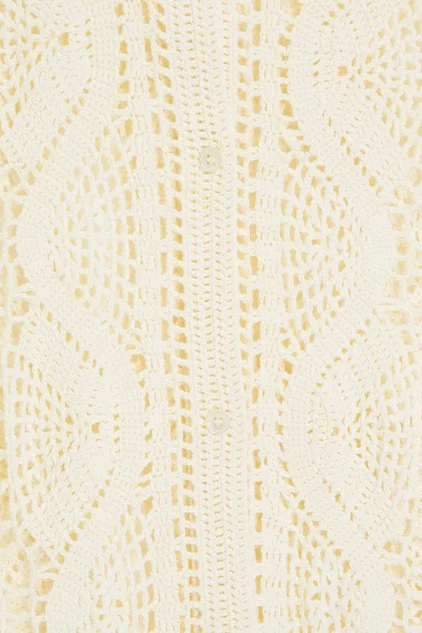 Helmut Lang Crocheted Shirt