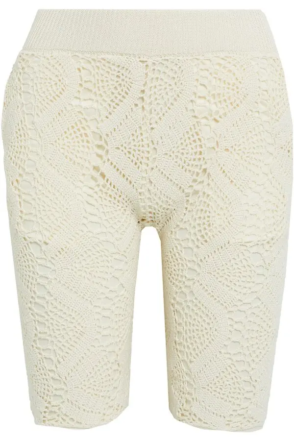Helmut Lang Crocheted Shorts