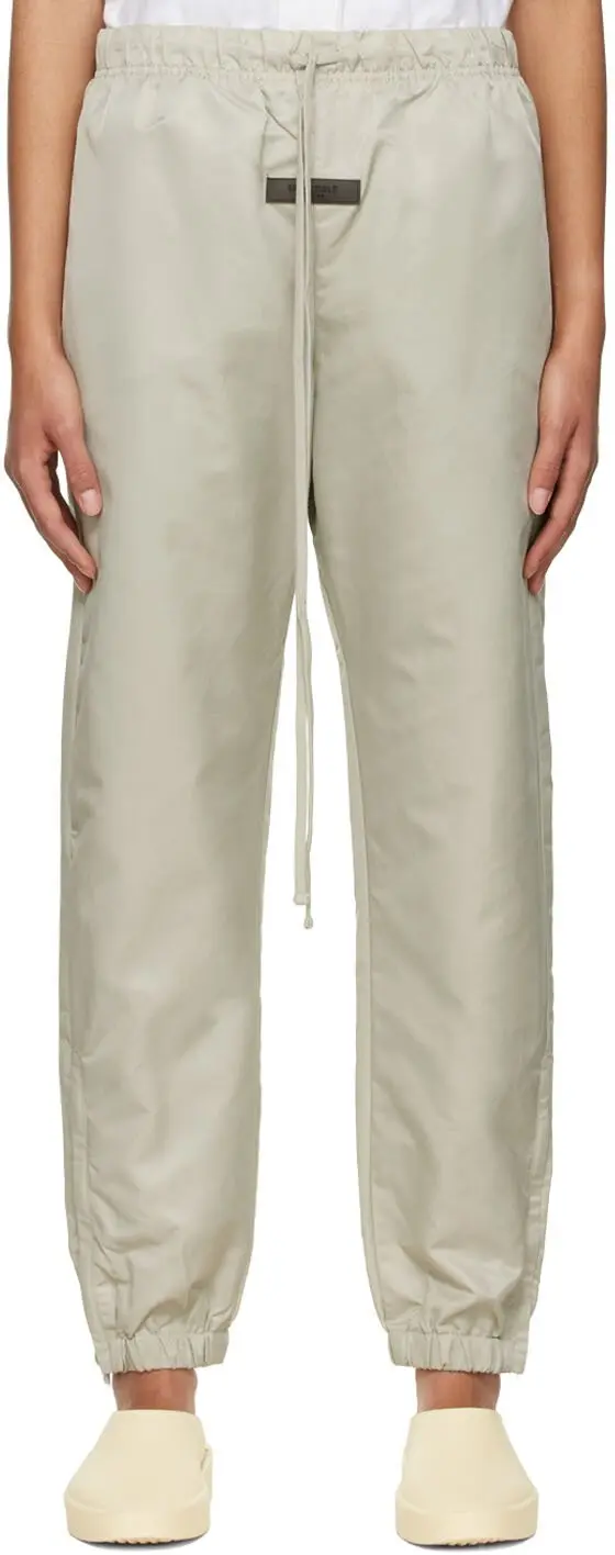 Fear Of God Nylon Track Pants In Seafoam - 70% Off | Editorialist