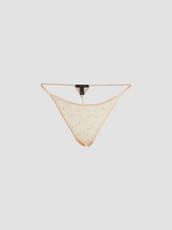 Kiki De Montparnasse Handcuff Lace G-string - Blush