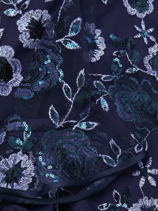 Shani Floral Embellished Sheath Dress