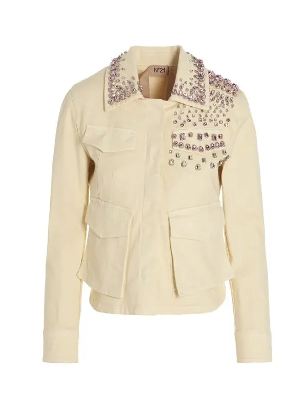 N.21 Jewel Appliqué Jacket