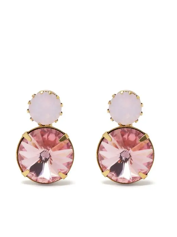 JENNIFER BEHR Myrla Gem Drop Earrings - Gold