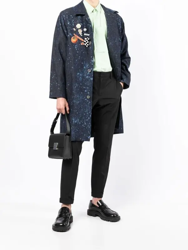 SONG FOR THE MUTE Paint-splatter Coat