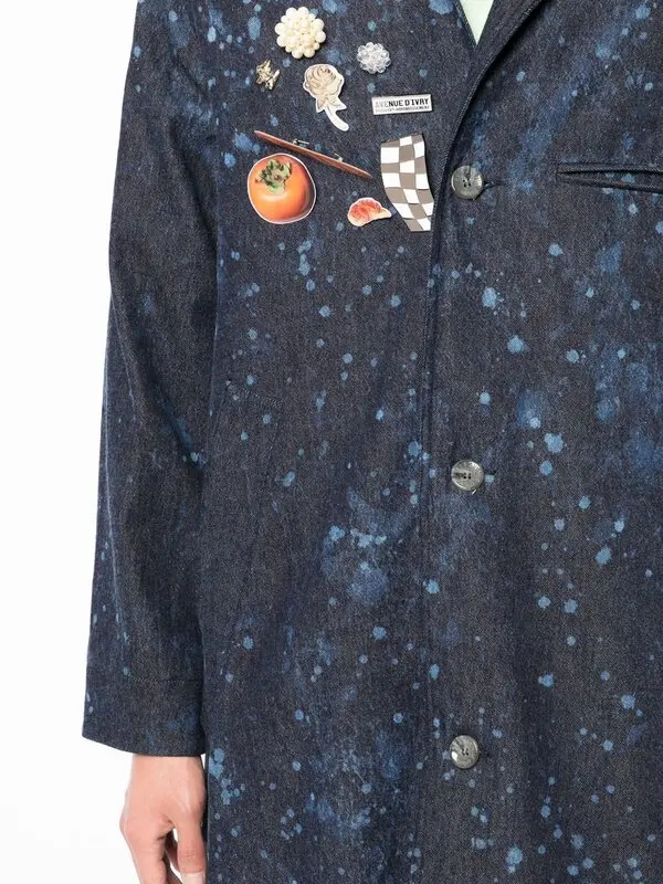 SONG FOR THE MUTE Paint-splatter Coat