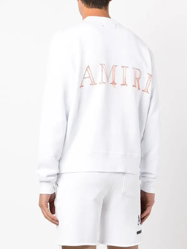 Amiri Logo-lettering Sweatshirt