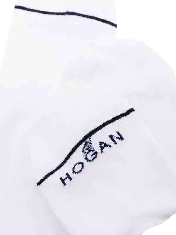 Hogan Logo-intarsia No-show Socks