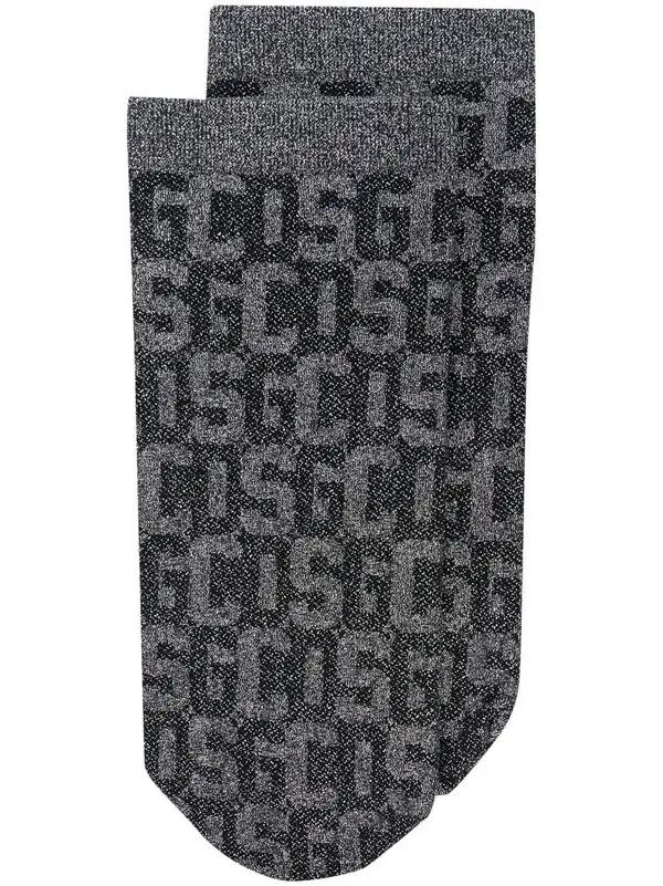 Wolford X Gcds Monogram Socks - Black