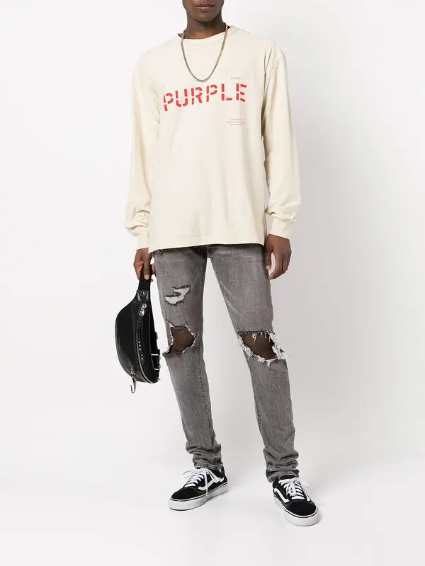 PURPLE BRAND Slim-cut Jeans - Grey