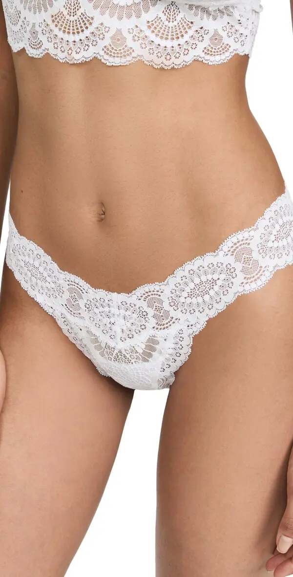 Eberjey The Mariana Whispers Thong - White