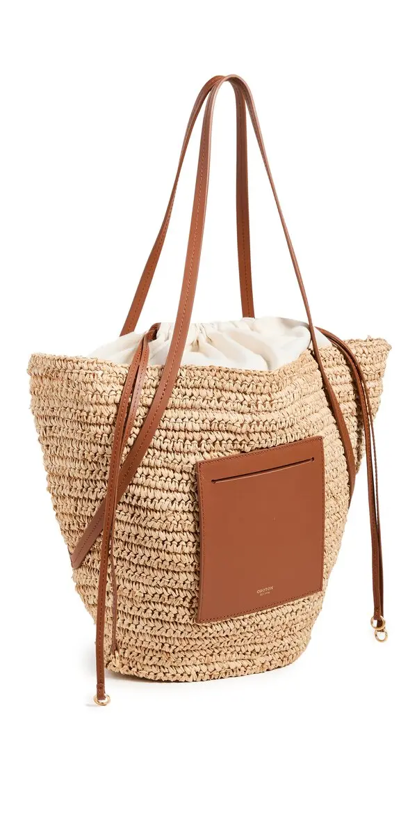 OROTON Jensen Straw Tote