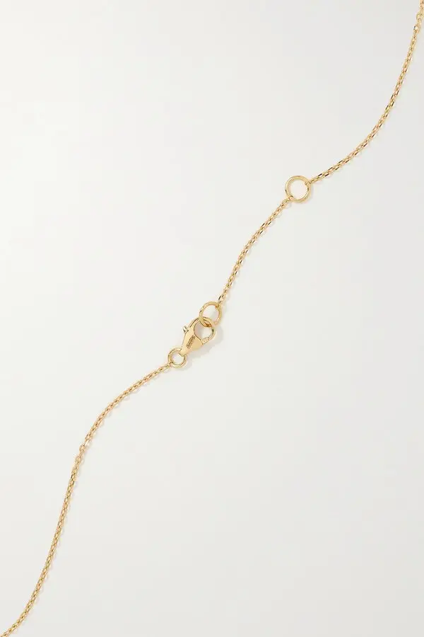 L’ATELIER NAWBAR The Dance 18-karat Mother-of-pearl And Diamond Choker