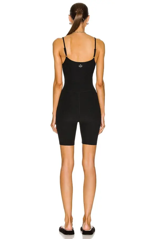 Beyond Yoga Spacedye Get In Gear Biker Jumpsuit In Black