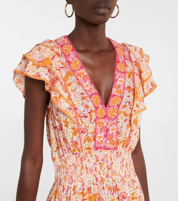 Poupette St Barth Camila Floral Mini Dress