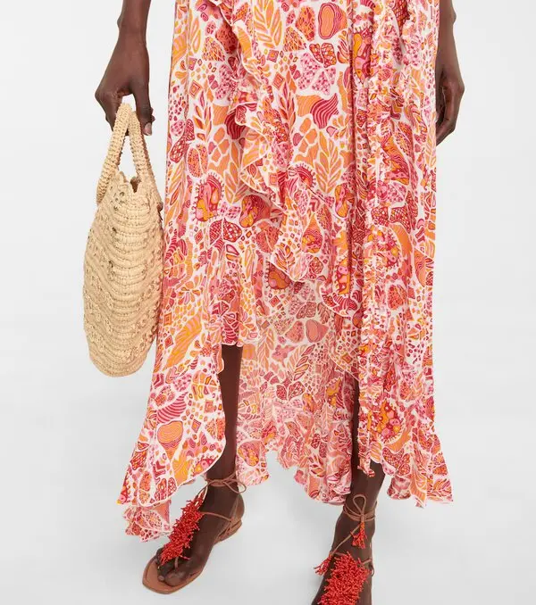 Poupette St Barth Tamara Printed Maxi Dress