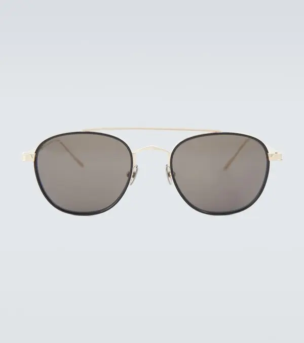CARTIER Signature C Round Sunglasses - Gold
