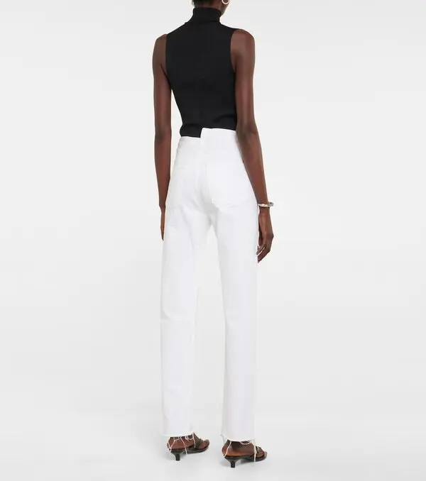 AGOLDE Criss Cross High-rise Straight Jeans