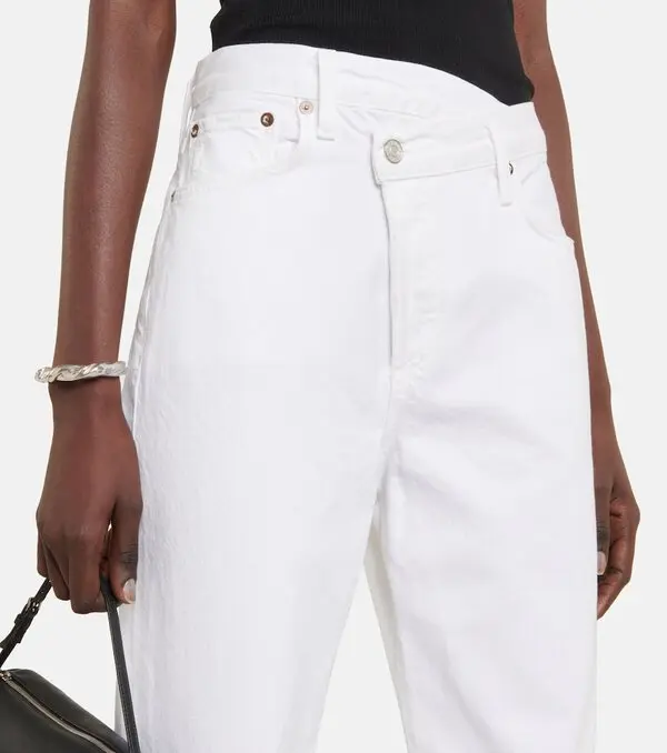 AGOLDE Criss Cross High-rise Straight Jeans
