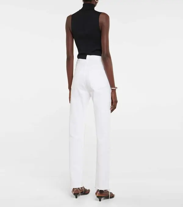 AGOLDE Criss Cross High-rise Straight Jeans