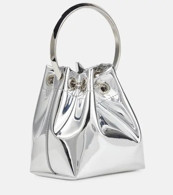 JIMMY CHOO Bon Bon Bucket Bag - Silver
